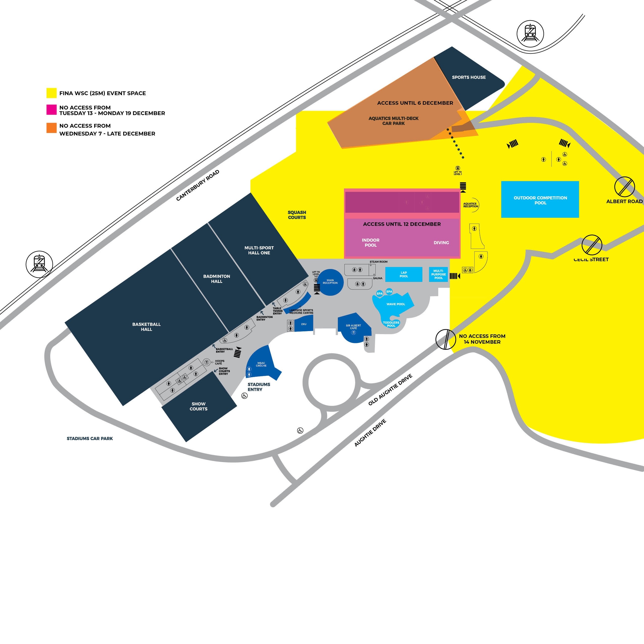 FINA WSC Championships (25m) impacts - State Sport Centres